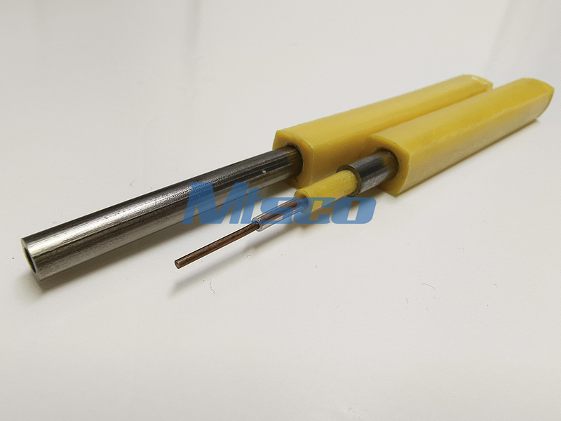 Hybrid Cable Tubing Encapsulated Fiber Cable With Copper Wire Conductor ...